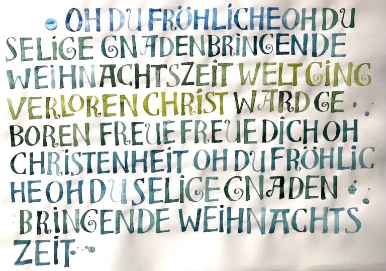 Ben Shahn Lettering – Onlinekurs – Ramona Weyde