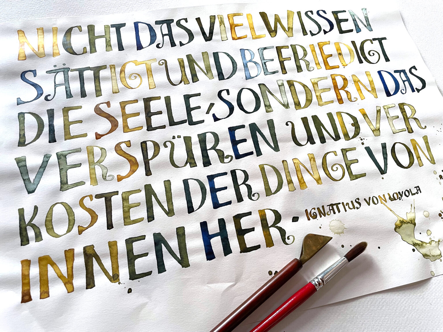 Ben Shahn Lettering – Onlinekurs - Ramona Weyde
